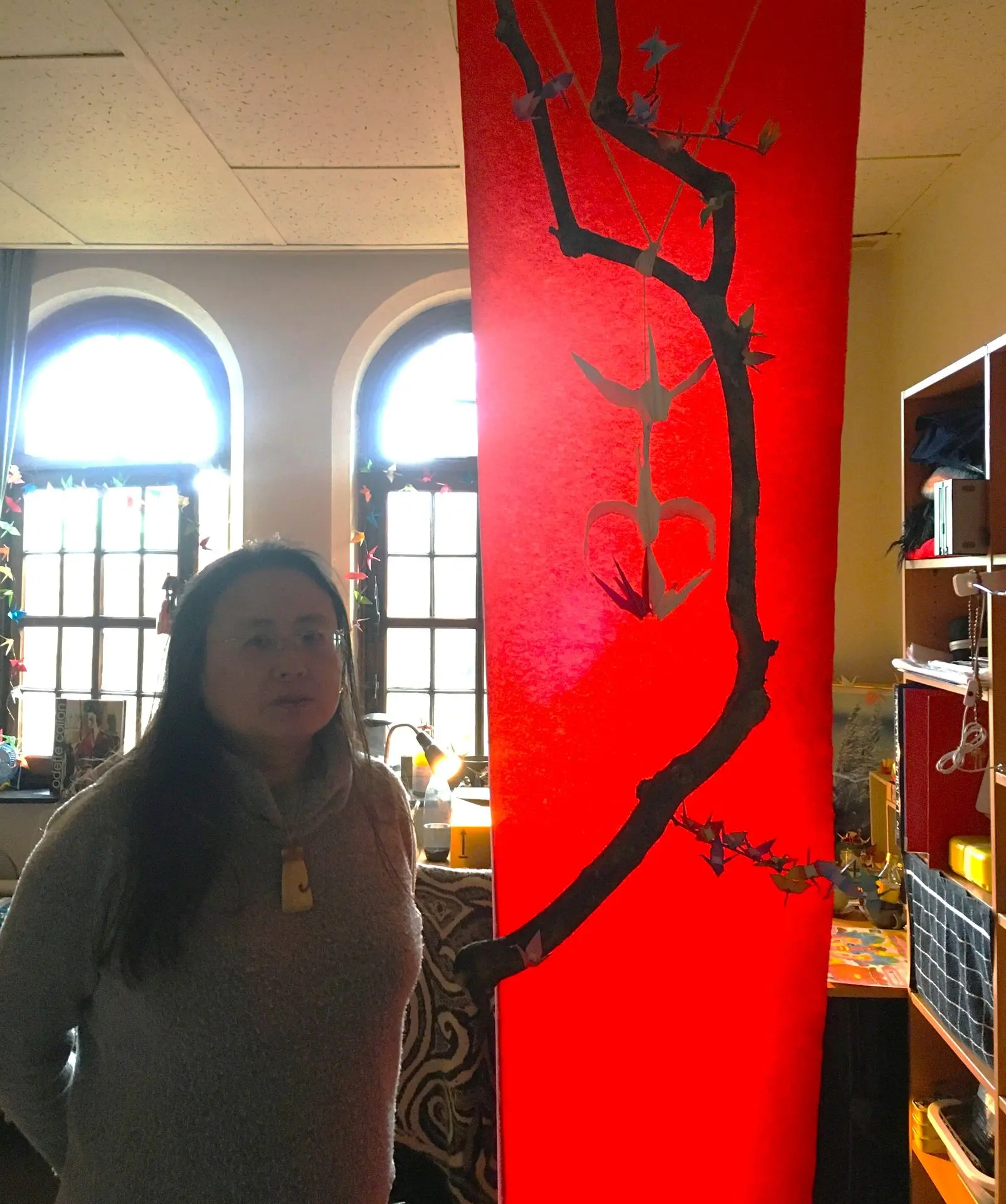 Wen San en haar origami-kunstwerkjes | Keizersberg